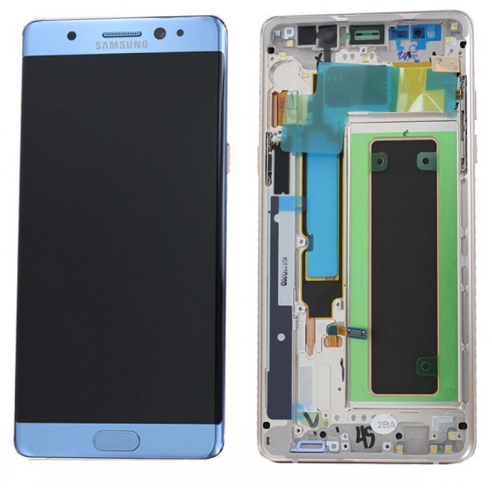 Samsung Galaxy Note FE LCD Screen Display Blue - ORIGINAL